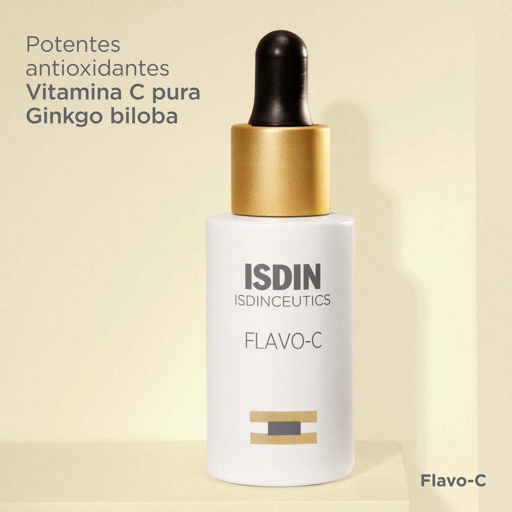 Isdinceutics Flavo-C Serum Antioxidante con Vitamina C y Ginkgo Biloba ...
