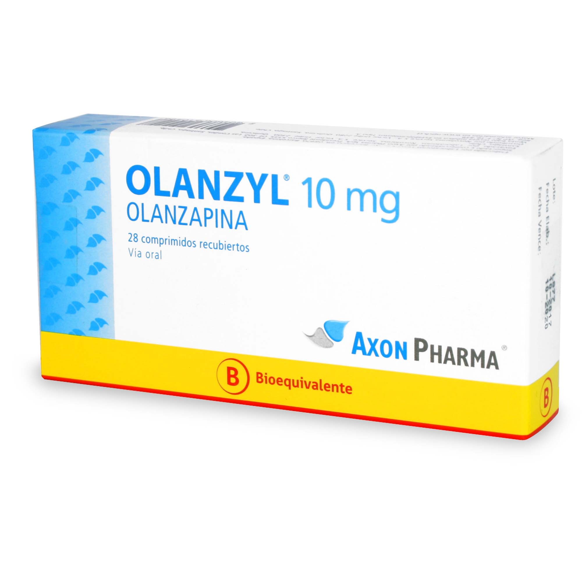 Olanzyl Olanzapina 10 mg 28 Comprimidos Recubierto | Cruz Verde