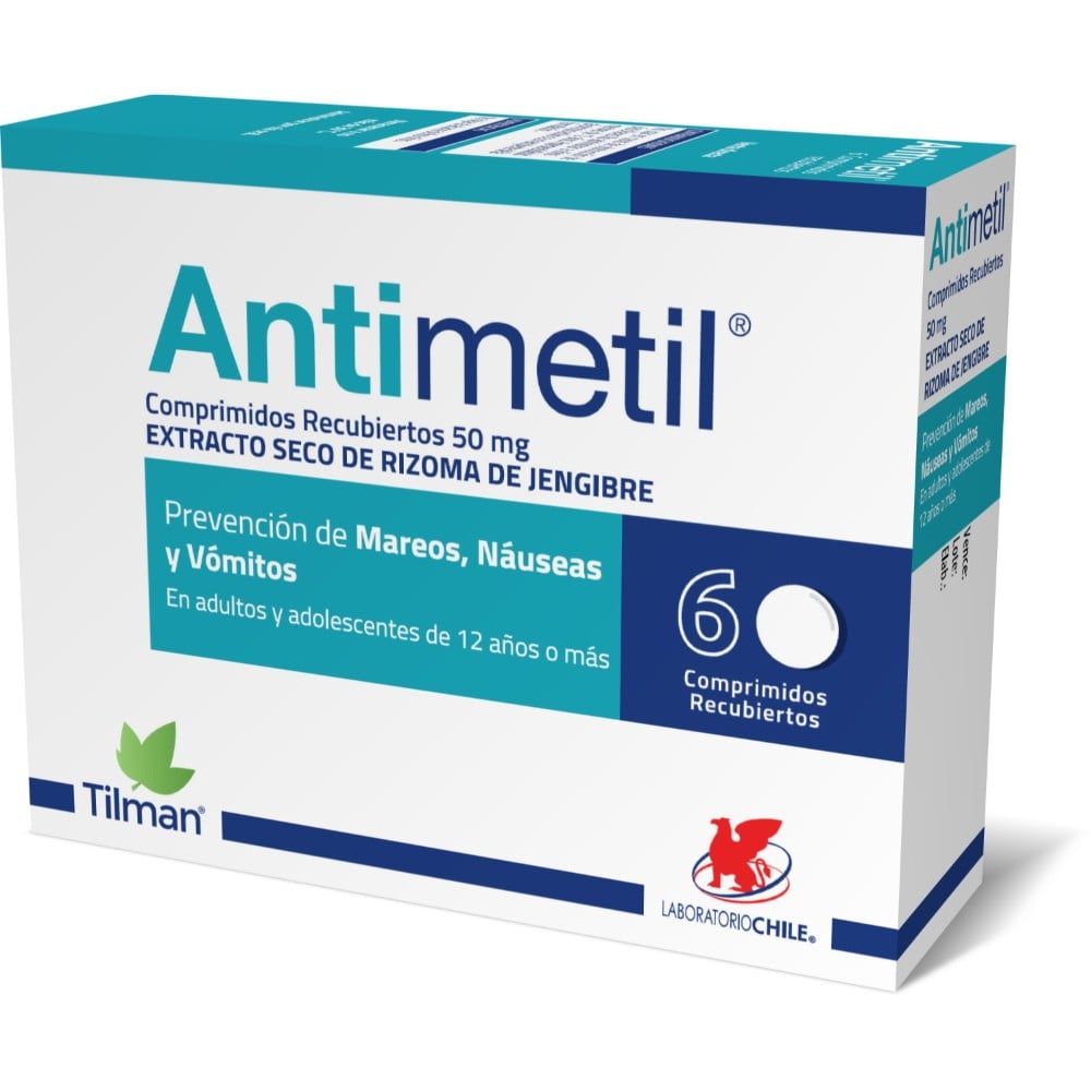 Antimetil 50mg 6 Comprimidos Recubiertos | Cruz Verde