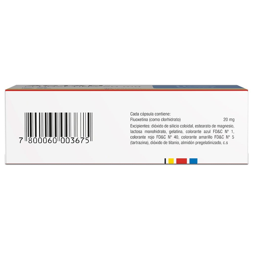 Actan Fluoxetina 20 mg 30 Cápsulas | Cruz Verde