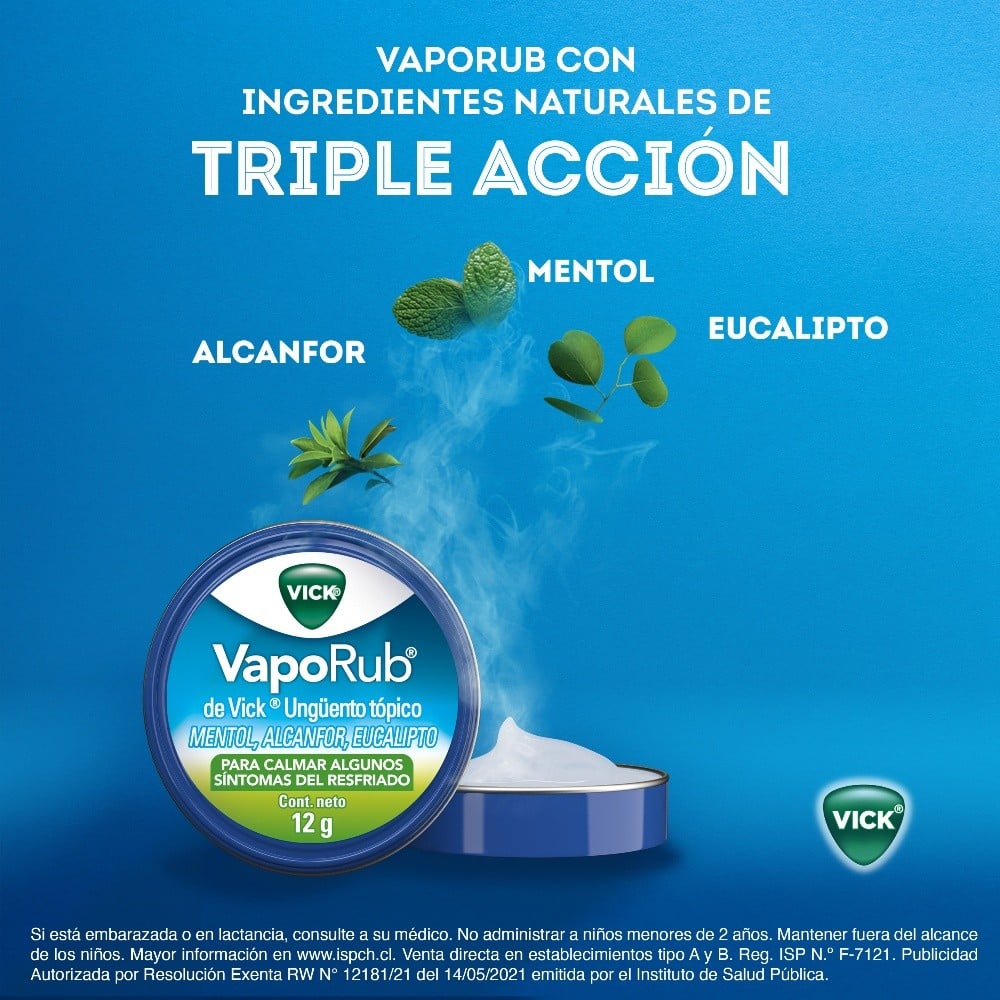 Vick VapoRub Ungüento 12 gr | Cruz Verde