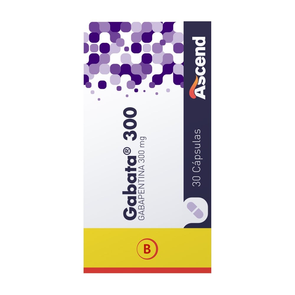 Gabata 300 Gabapentina 300 mg 30 Cápsulas | Cruz Verde