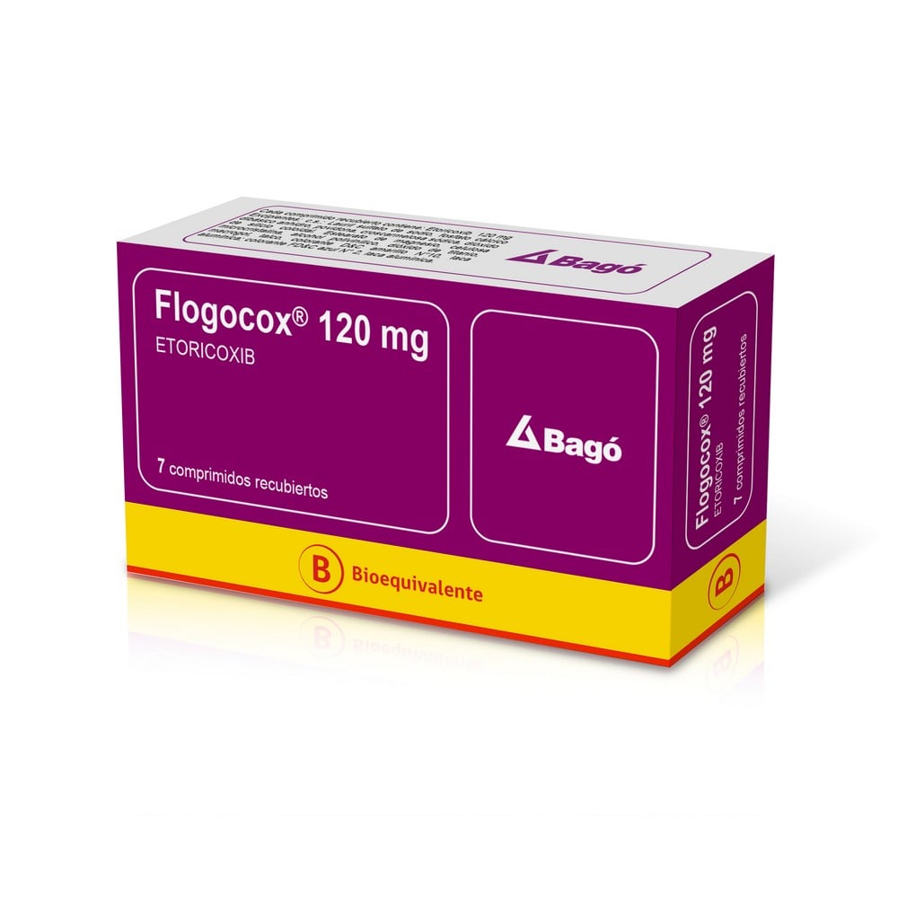 Flogocox Etoricoxib 120 mg 7 Comprimidos | Cruz Verde