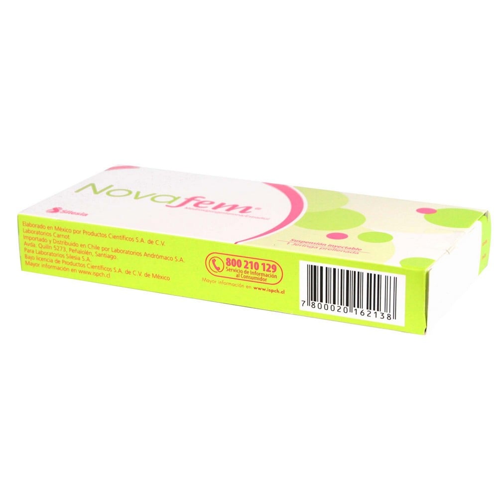 Novafem Medroxiprogesterona 25 mg Suspensión Inyectable 1 Jeringa ...