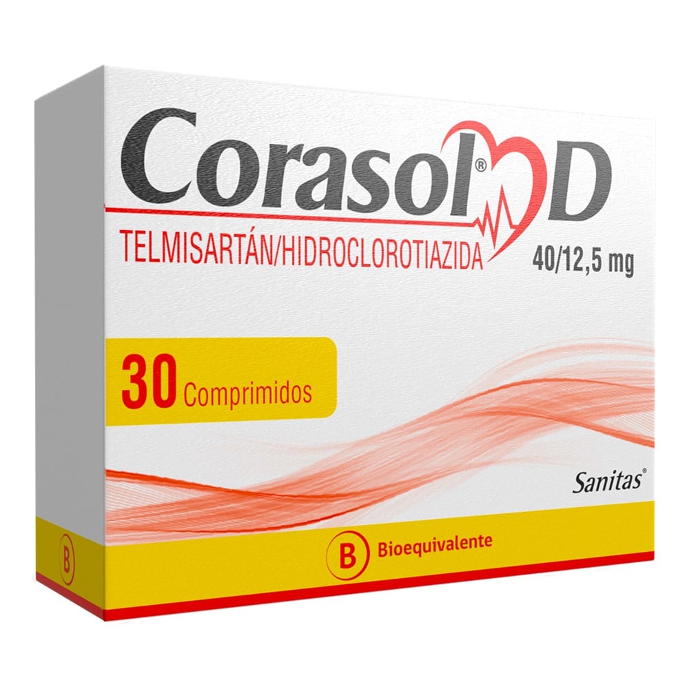 Corasol-D 40/12,5 mg 30 comprimidos
