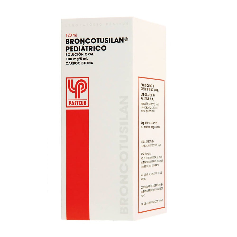 Broncotusilan Pediátrico Carbocisteina 100 mg / 5 mL Jarabe 120 mL ...