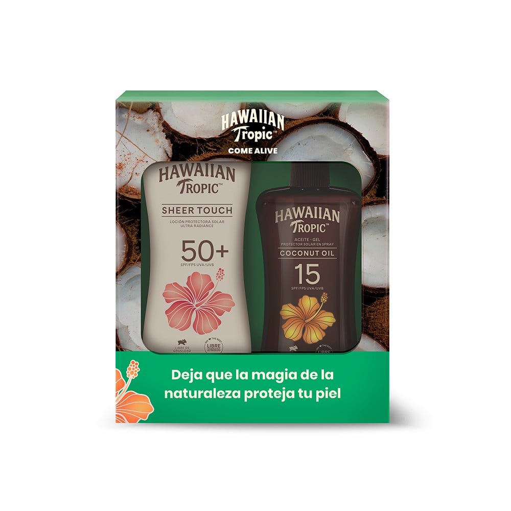 Pack Protector Solar Sheer Touch F50 240ml + Aceite Bronceador F15 240 ...