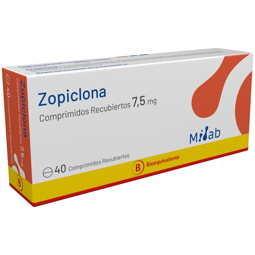 Zopiclona 7,5 mg 30 Comprimidos Recubiertos | Cruz Verde