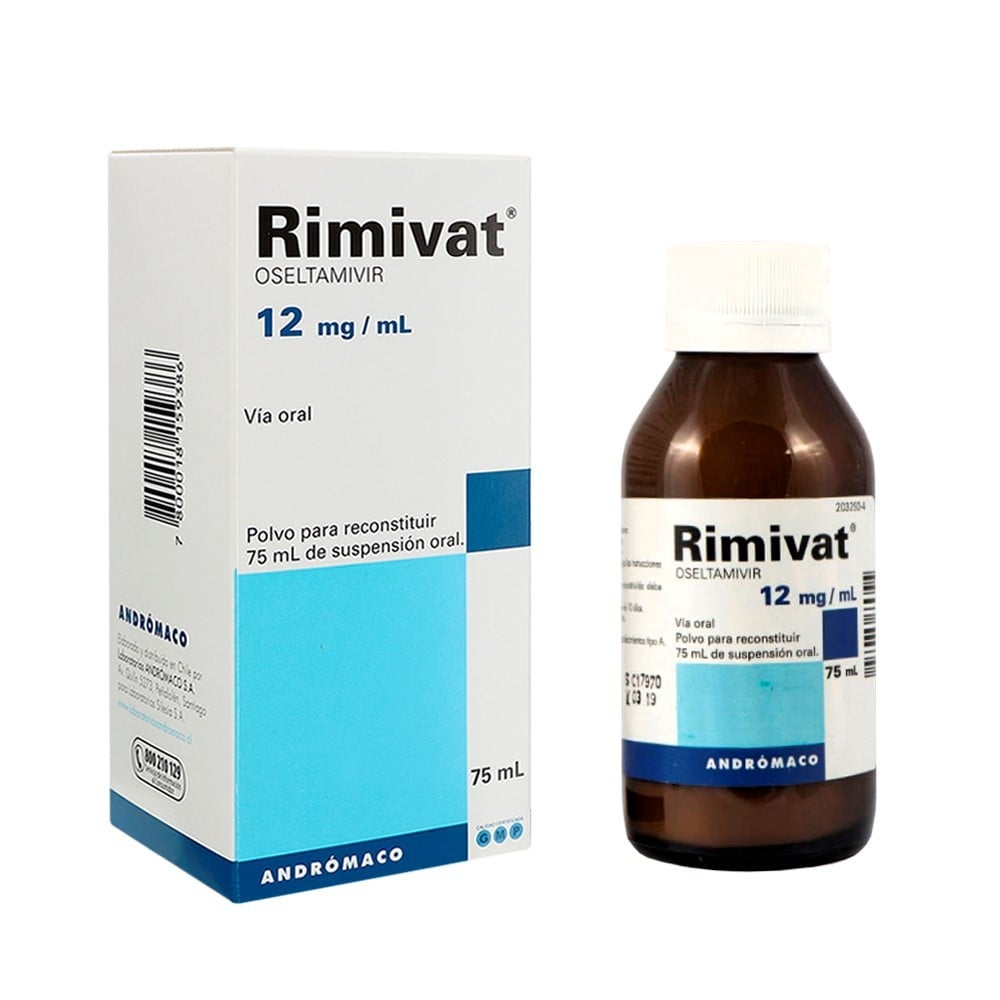 Rimivat Oseltamivir 12 mg/ml Suspensión Oral 75 mL