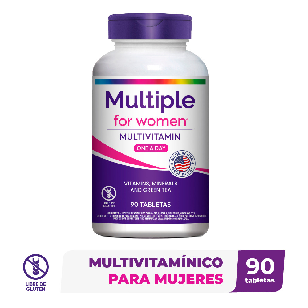 Multivitamínico Mujer · 90 Comprimidos | Cruz Verde