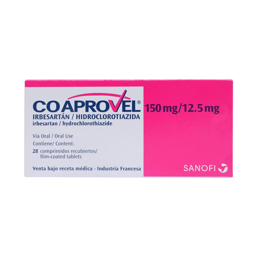 Coaprovel 150/12,5 Irbesartan 150 mg 28 Comprimidos | Cruz Verde