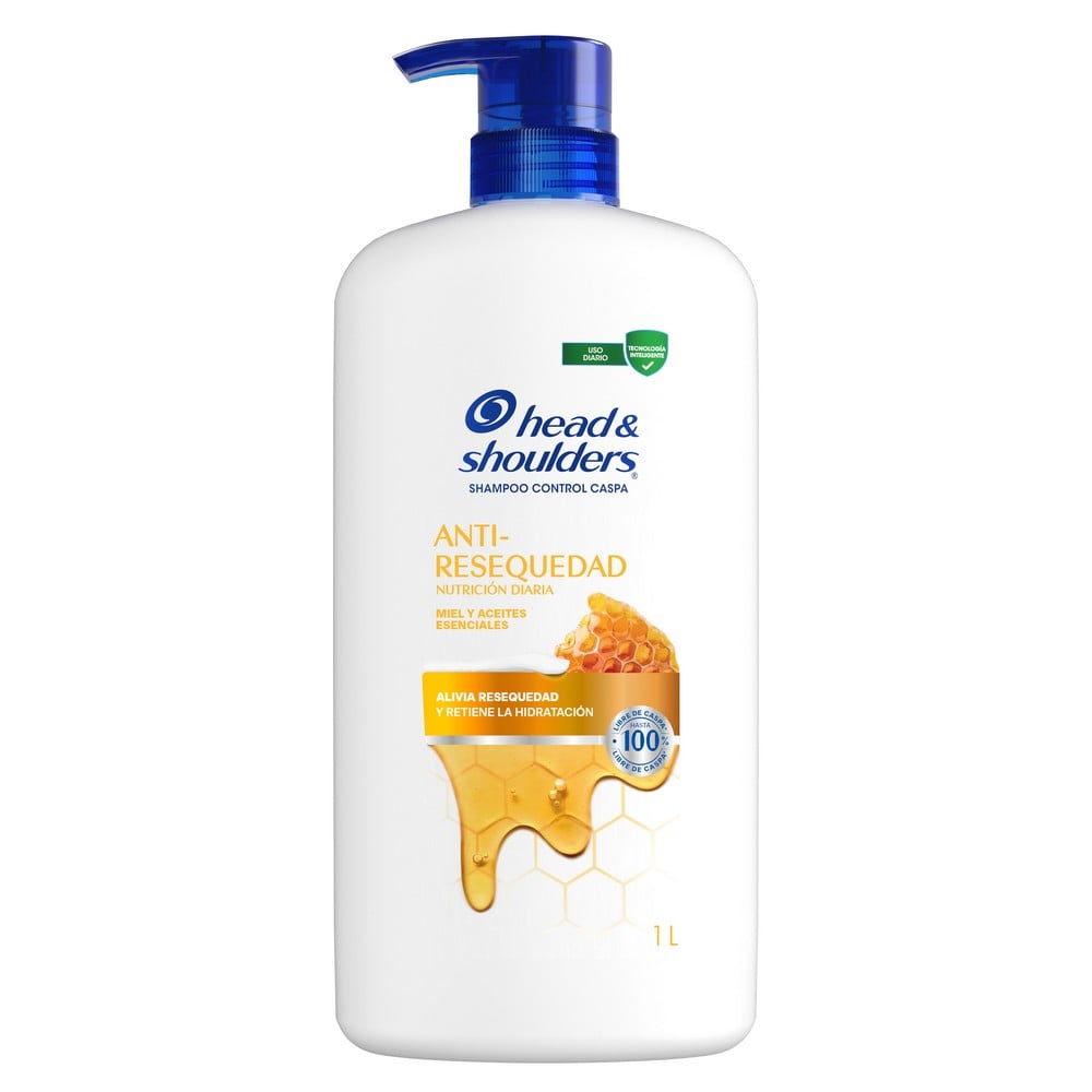 Shampoo Head & Shoulders Anti-Resequedad Nutrición Diaria 1 Litro ...