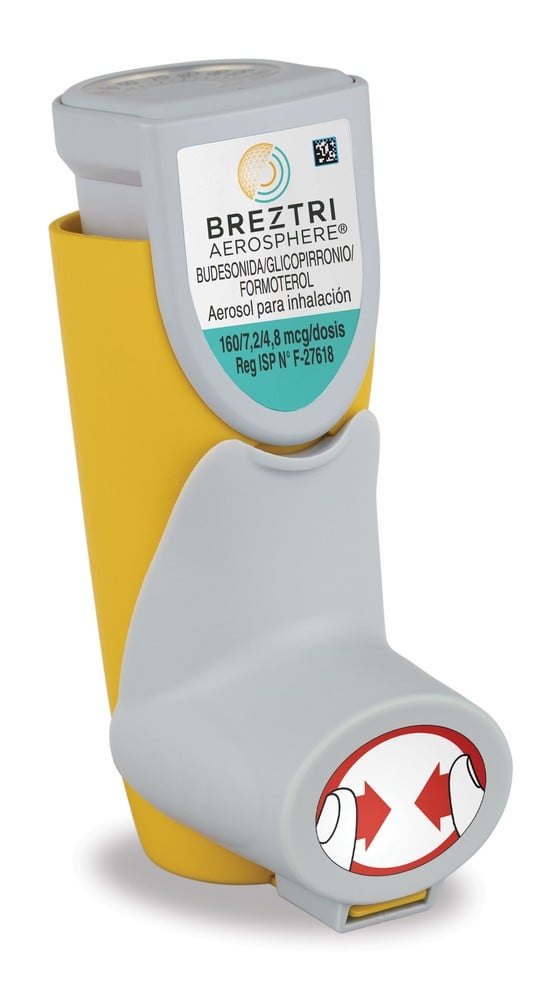 Breztri Aerosphere Inhalación 120 Dosis | Cruz Verde