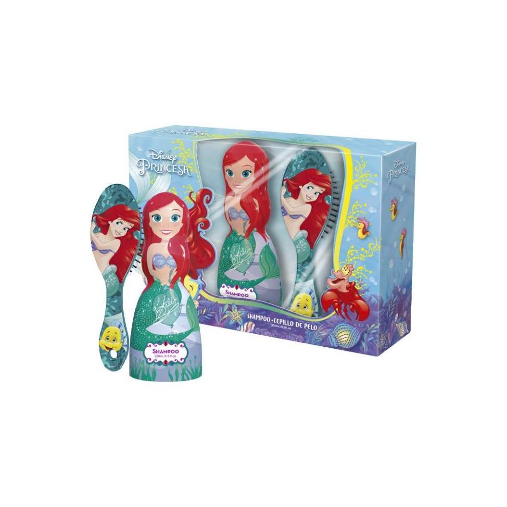 Disney Princesa Ariel Shampoo 250ml + Cepillo de Pelo | Cruz Verde