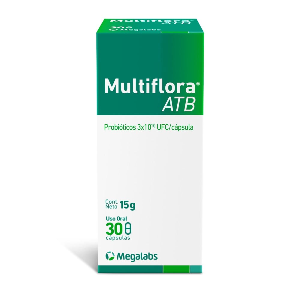 Multiflora Atb Probioticos 30.000M.Ufc 30 Cápsulas | Cruz Verde