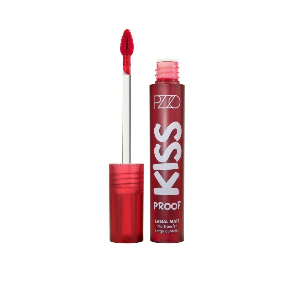 Labial Liquido Kiss Proof Italian Red Intransferible | Cruz Verde