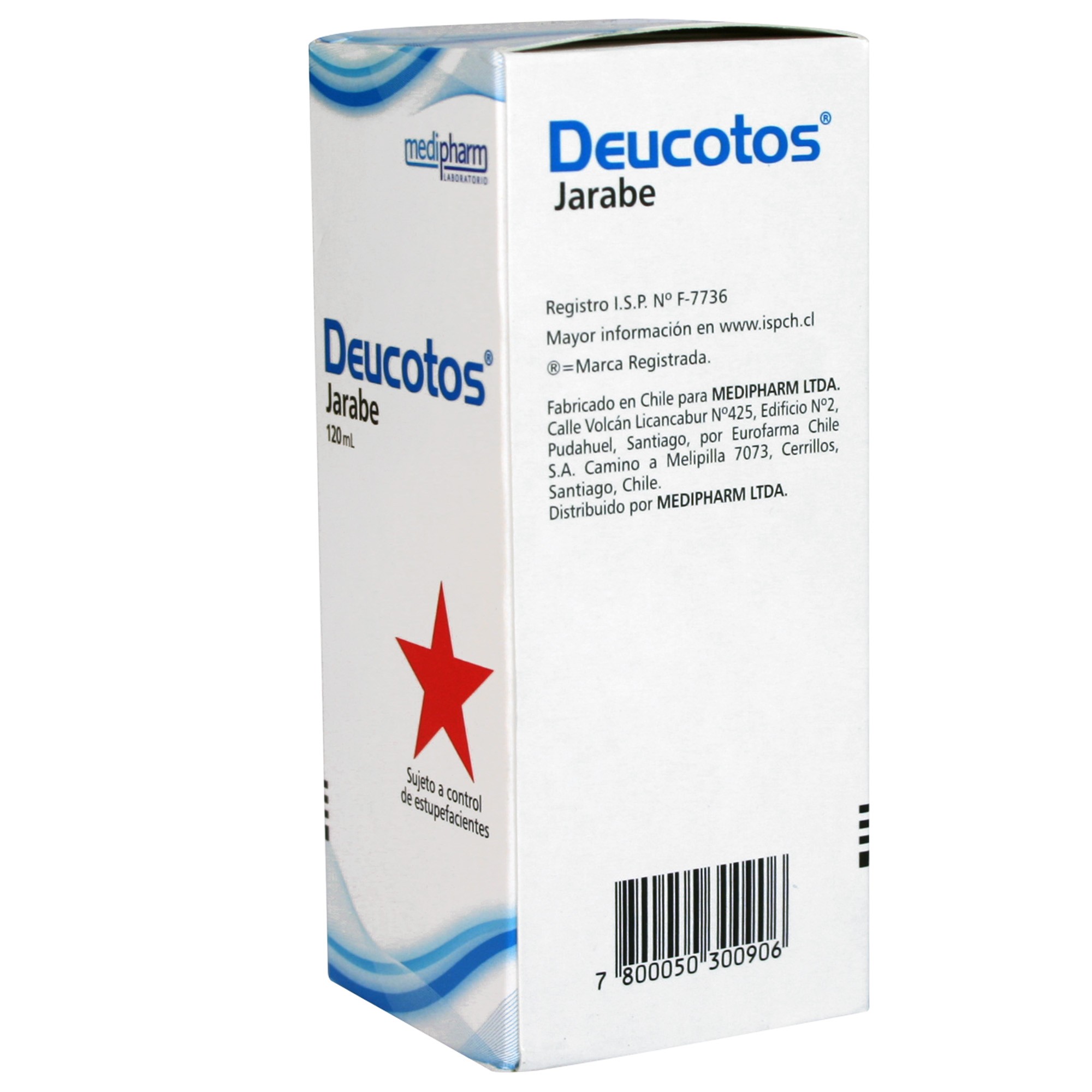 Deucotos Codeina 7,5 mg / 5 mL Jarabe 120 mL | Cruz Verde