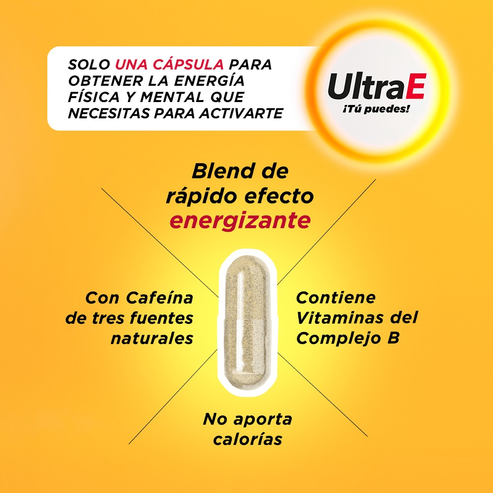 Ultra Energy 30 Cápsulas | Cruz Verde