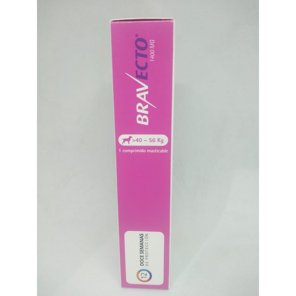Bravecto Fluralaner 1400 mg 1 Comprimido Masticable Para Perros ...