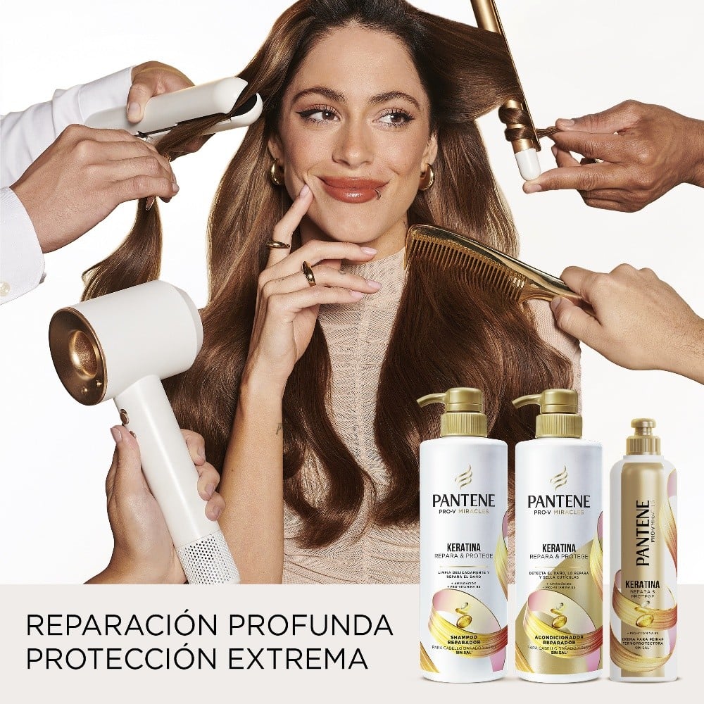Shampoo sin sal Keratina con Pro Vitamina B5 510 ml | Cruz Verde