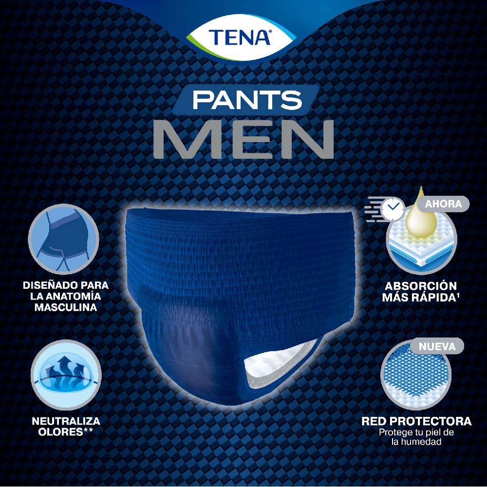 Ropa interior desechable Pants Men Talla M X10 | Cruz Verde