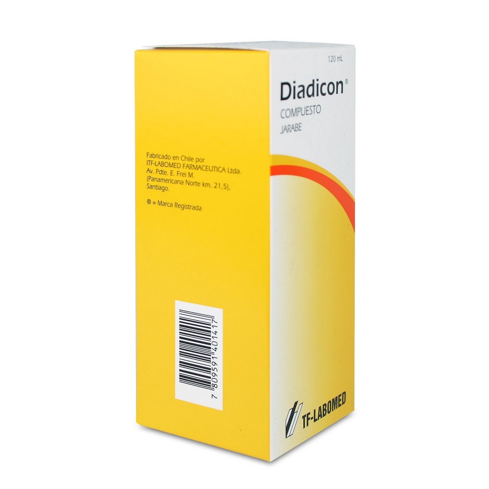 Diadicon Compuesto Clofedianol 0,25 gr / 100 mL Jarabe 120 mL | Cruz Verde