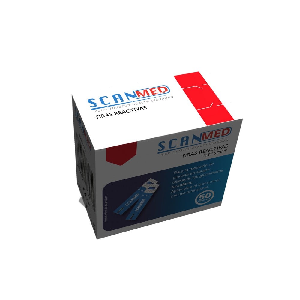 Scanmed Vgso1 50 Tiras Reactivas De Glicemia | Cruz Verde