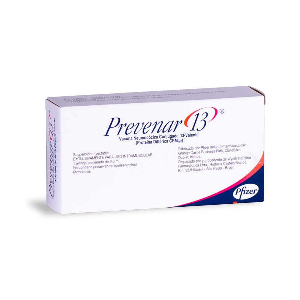 Prevenar 13 Vacuna Neumococica Polisacarido Pneumococico 13 30,8 mcg ...