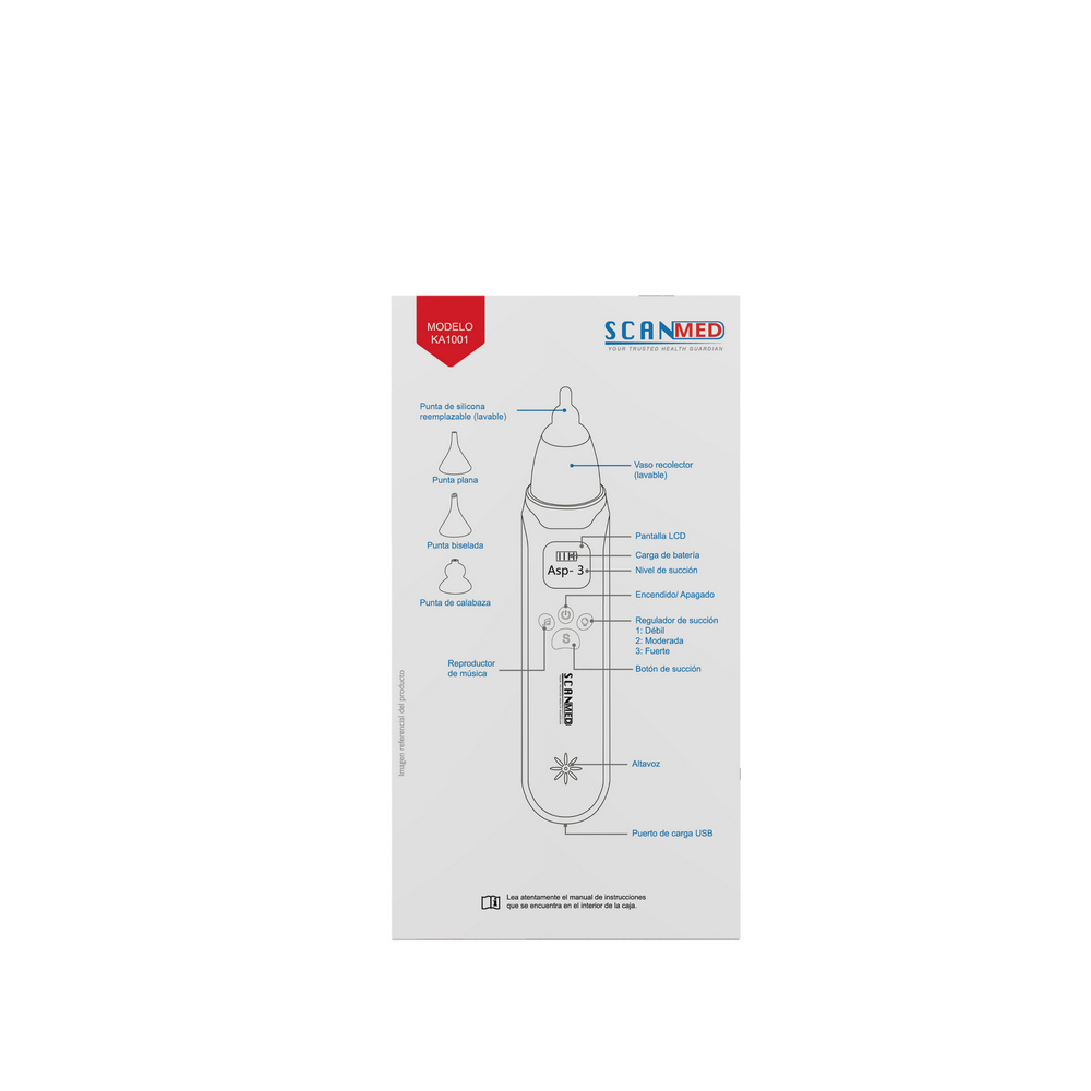 Aspirador Nasal Eléctrico Scanmed | Cruz Verde