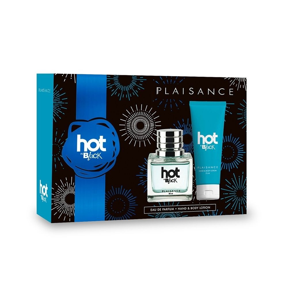 Perfume Mujer Hot In Black EDP 80 ml + Body Lotion | Cruz Verde