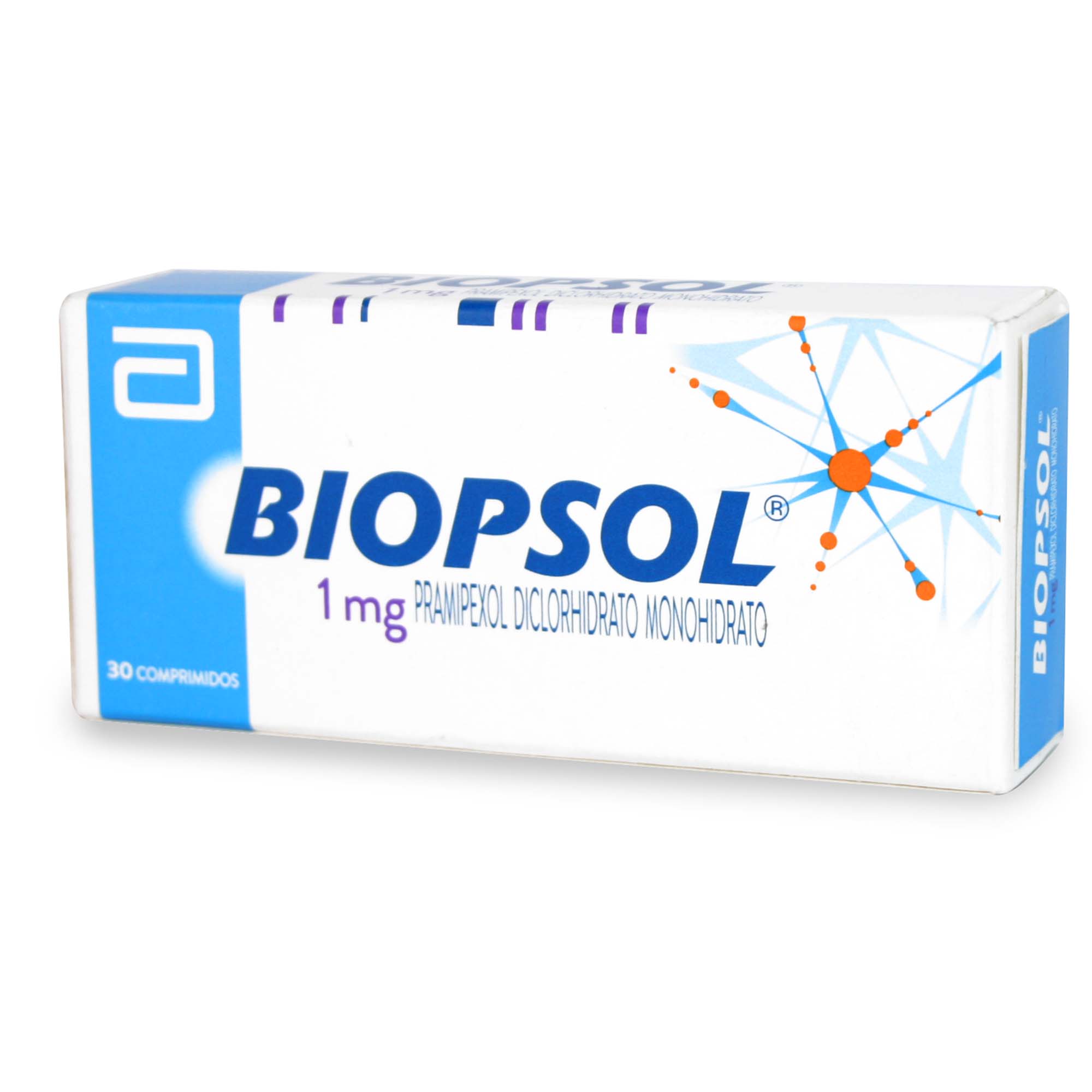 Biopsol Pramipexol 1 mg 30 Comprimidos | Cruz Verde