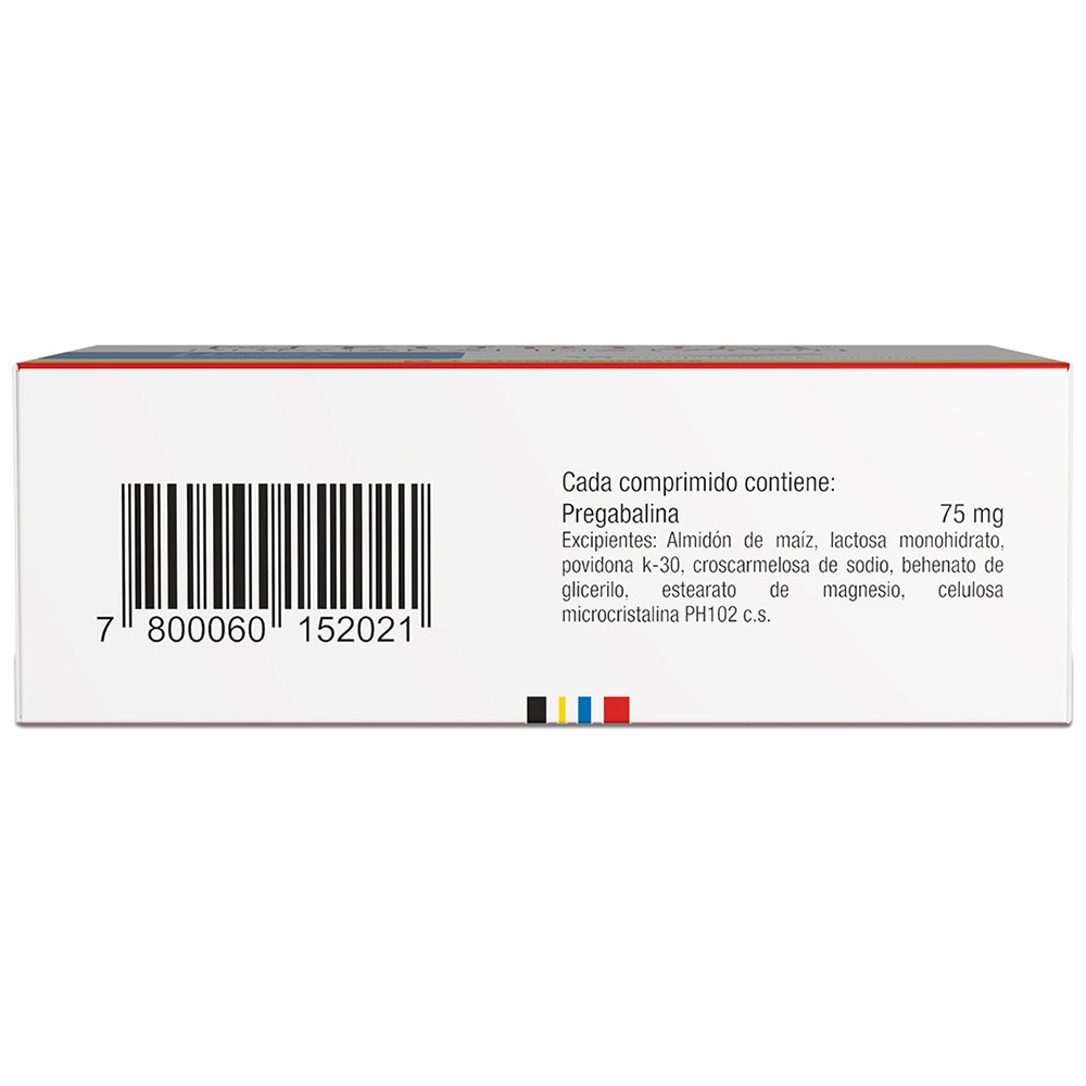 Neurum Pregabalina 75 mg 30 Comprimidos Ranurados | Cruz Verde