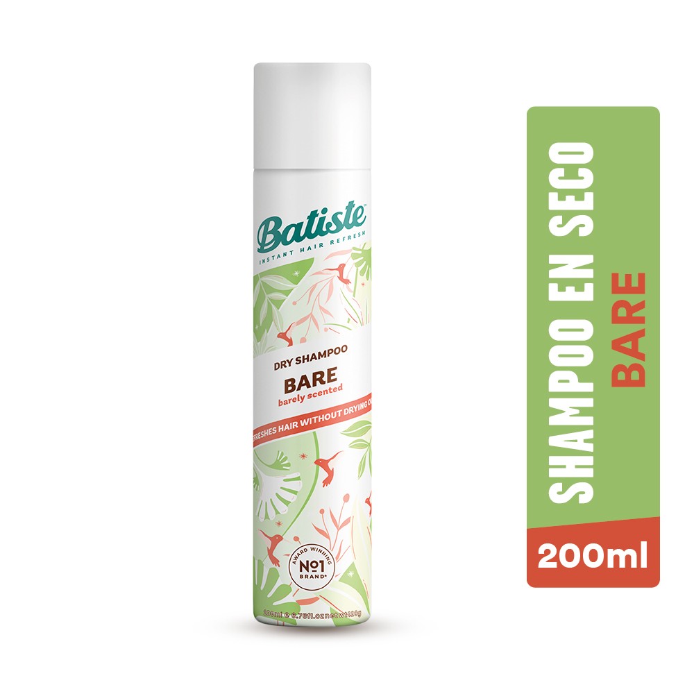 Shampoo En Seco Bare 200 ml | Farmacias Cruz Verde