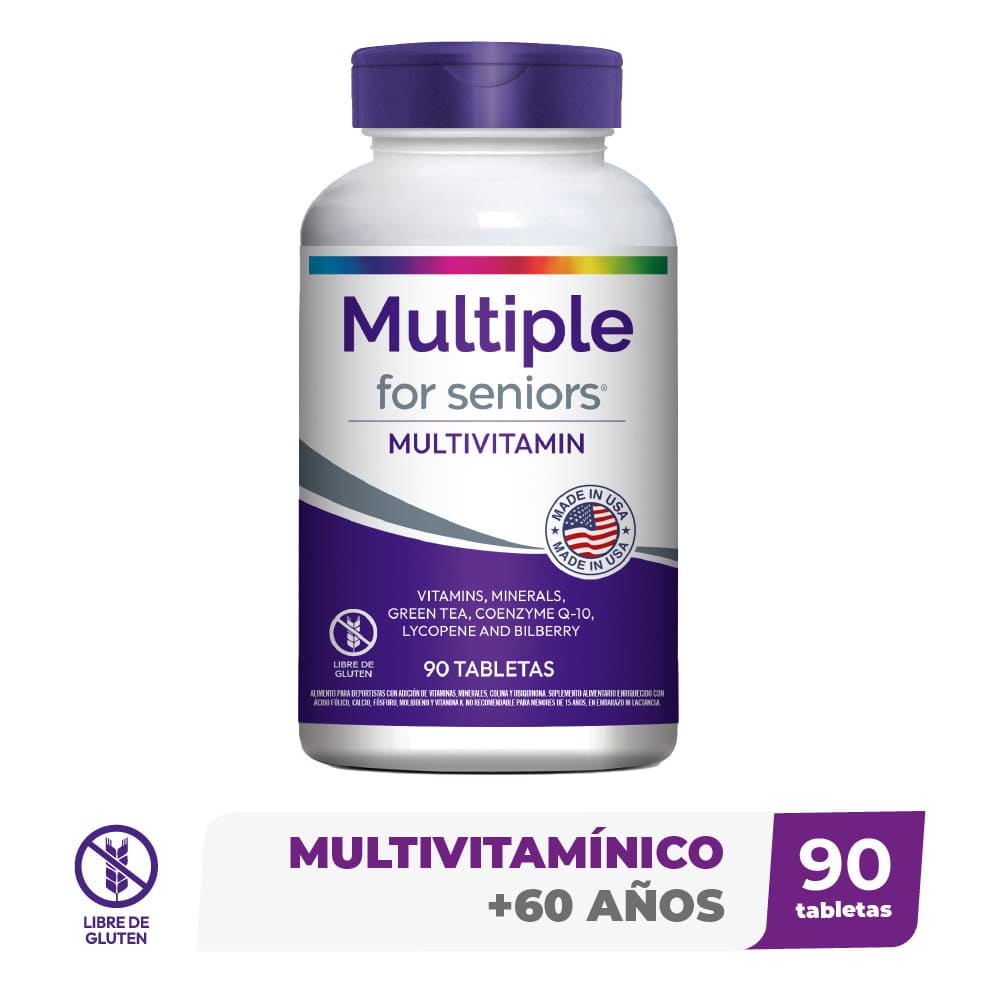 Multivitamínico Senior · 90 Comprimidos | Cruz Verde