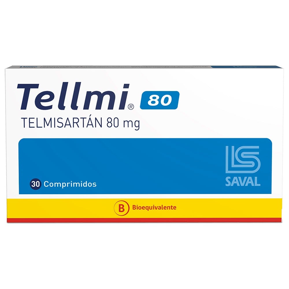 Tellmi Telmisartan 80 mg 30 Comprimidos
