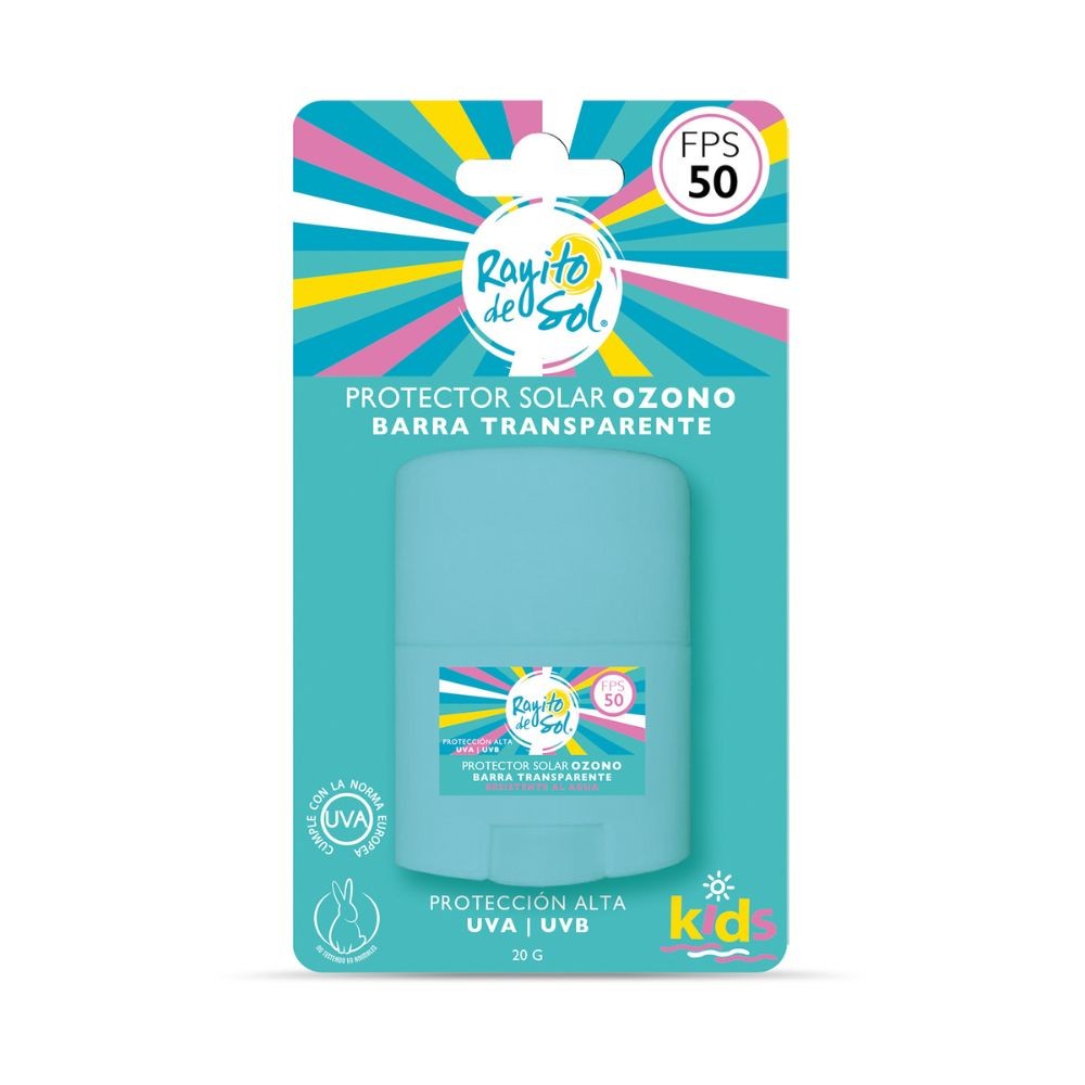Protector Solar Fps50 Barra Transparente Kids 20 grs | Cruz Verde
