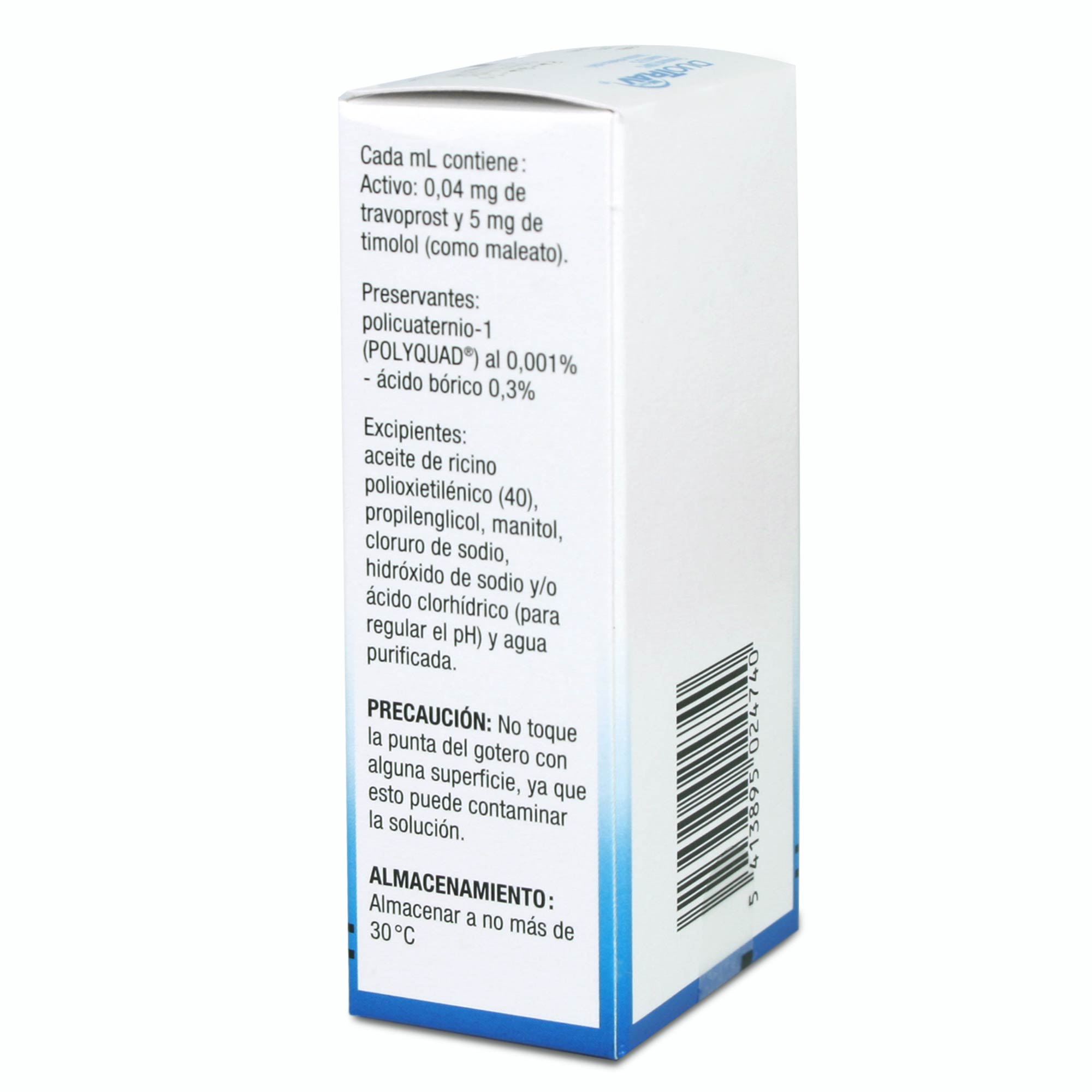 Duotrav Back-Free Travoprost 0,04 mg / mL Solución Oftalmica 3 mL ...
