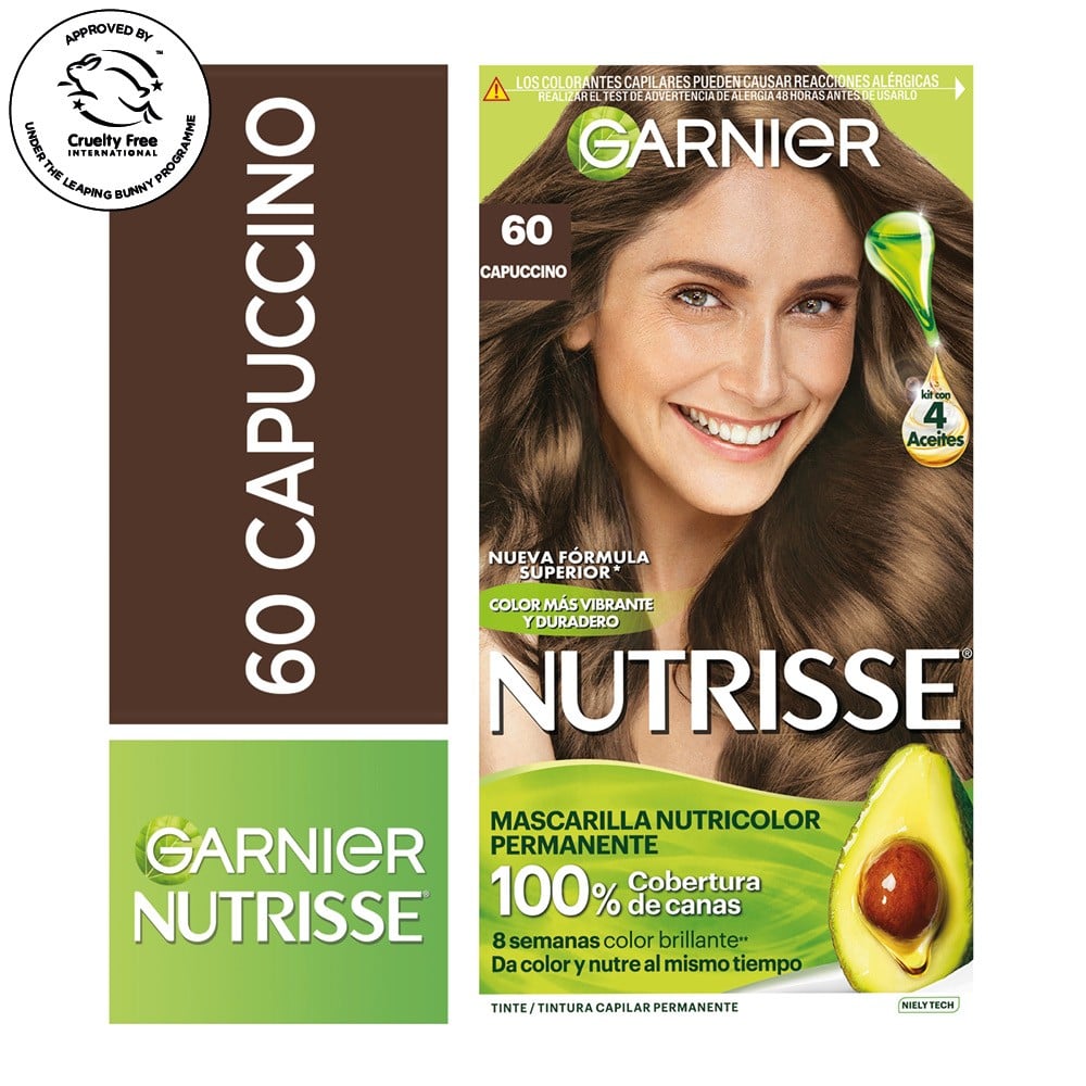Coloración Garnier Nutrisse 60 Capuccino | Cruz Verde