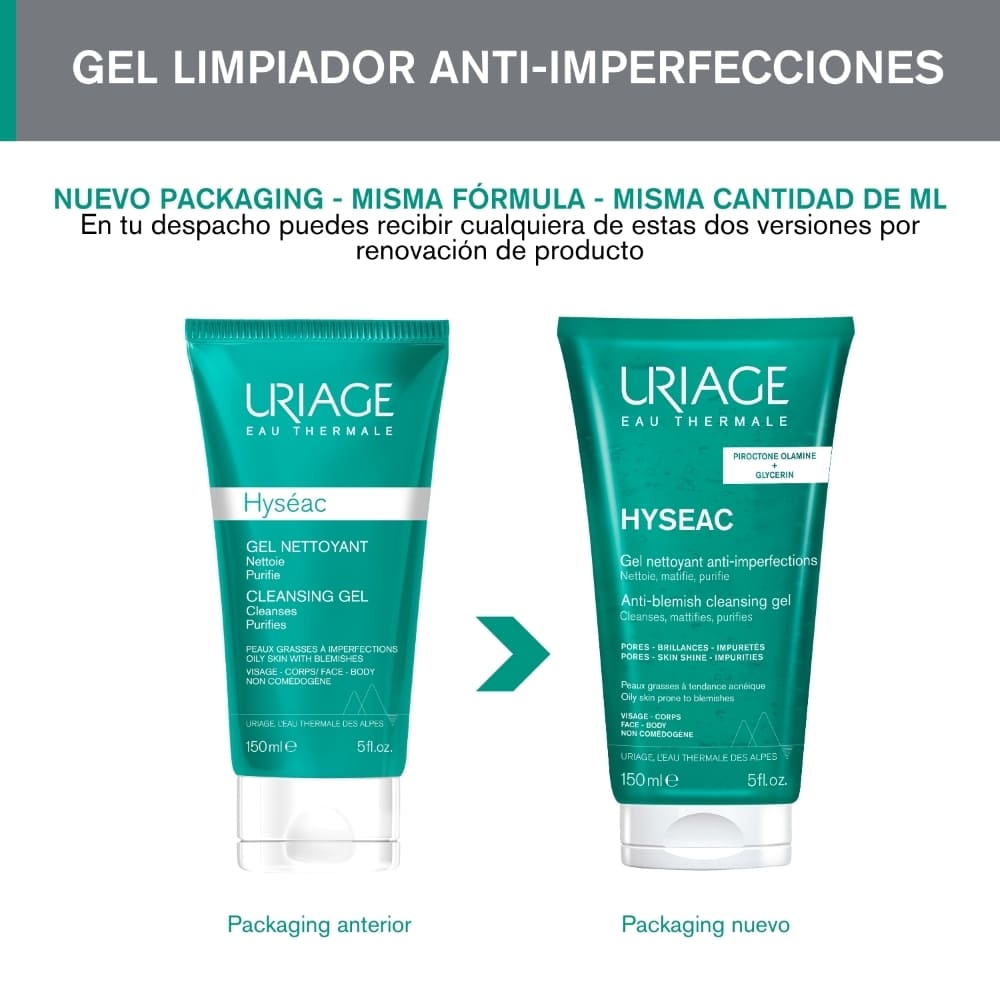 Gel Limpiador Purificante Hyséac 150ml | Cruz Verde