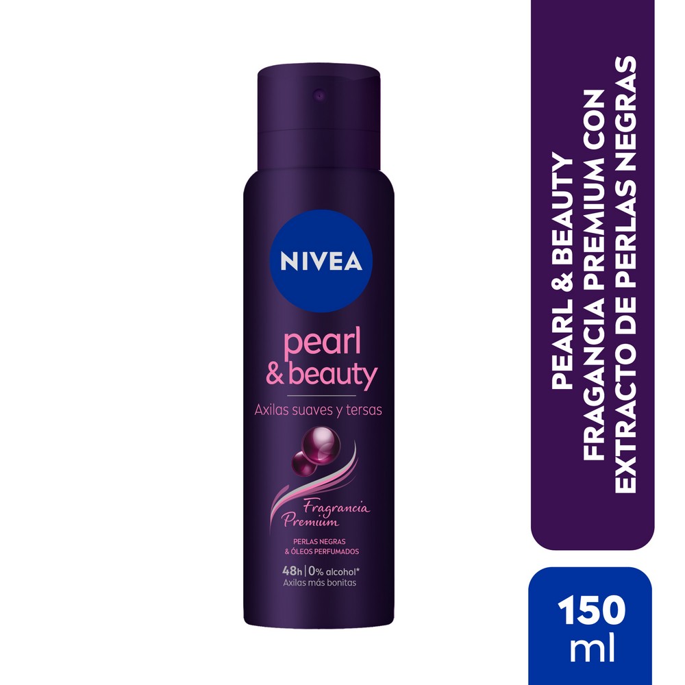 Desodorante Spray NIVEA Pearl & Beauty Black 150ml | Cruz Verde