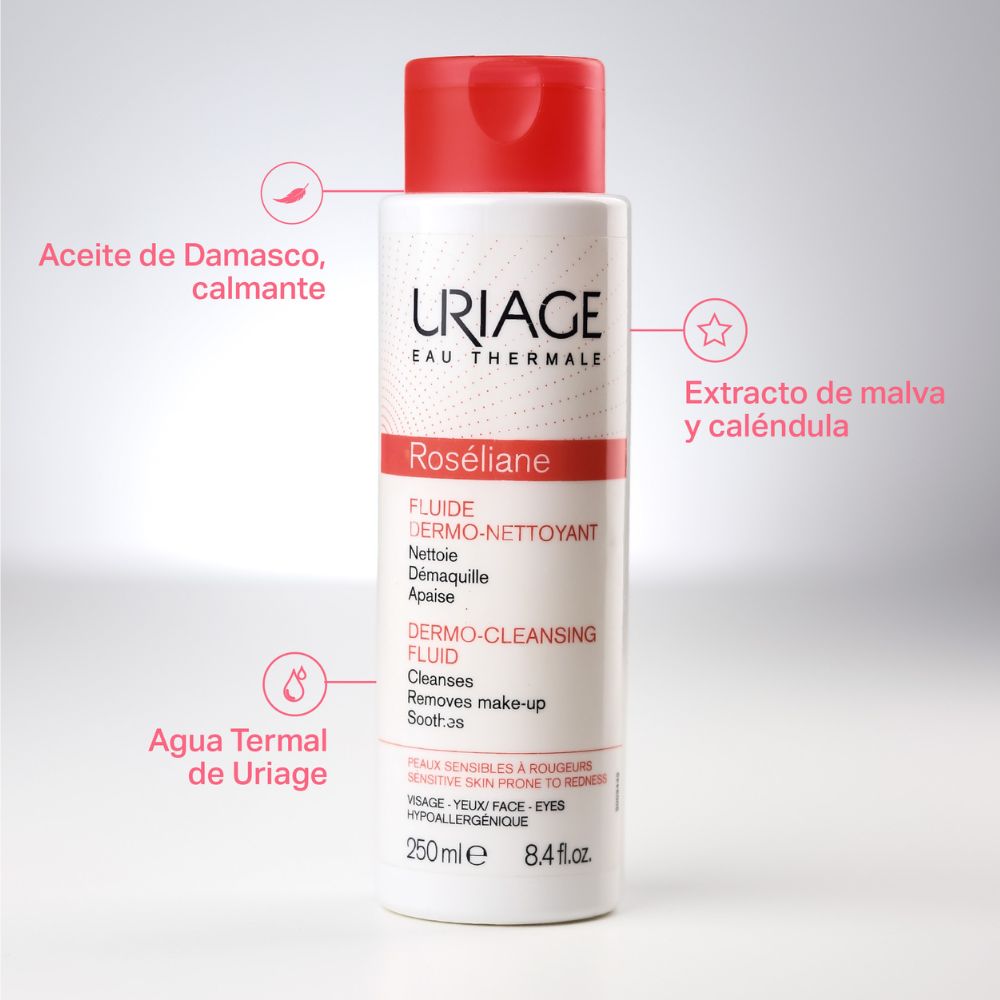 Limpiador Fluido Anti-Rojeces Roséliane 250ml | Cruz Verde