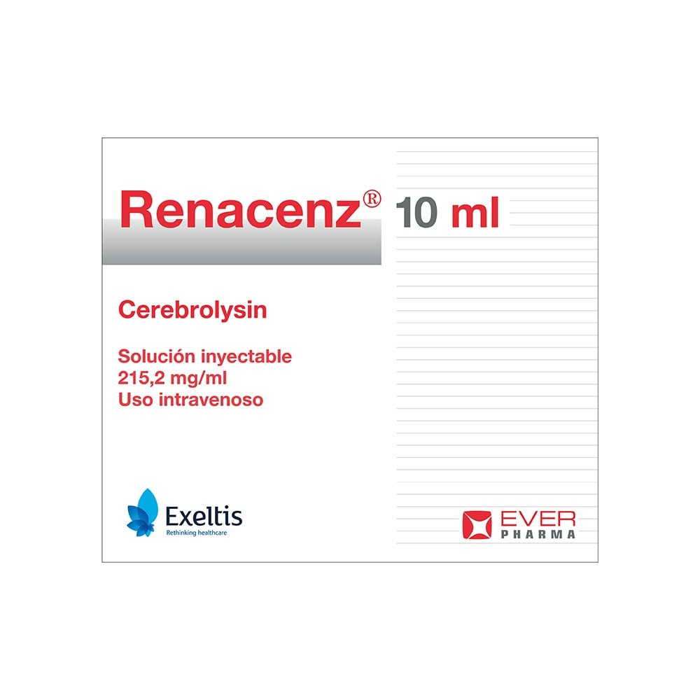 Renacenz Cerebrolysin 215,2/mL Solución Inyectable 5 Ampollas de 10 mL