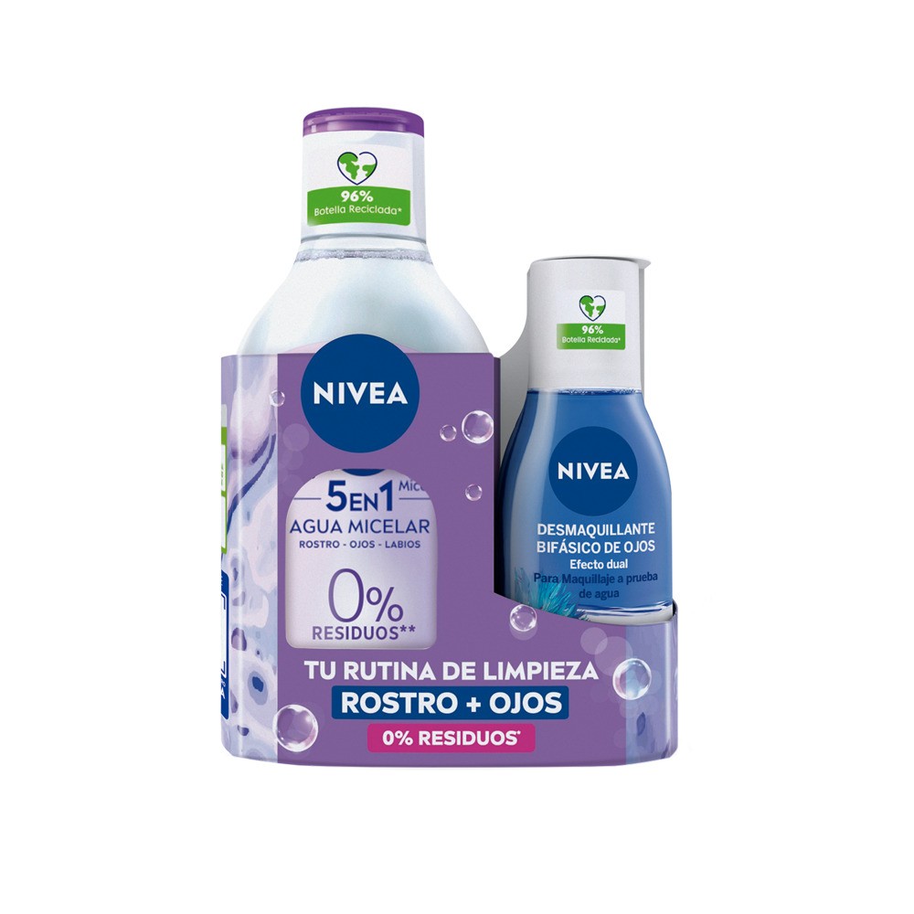 Pack Loción MicellAIR Piel Sensible 400ml + Desmaquillante Bifásico de ...