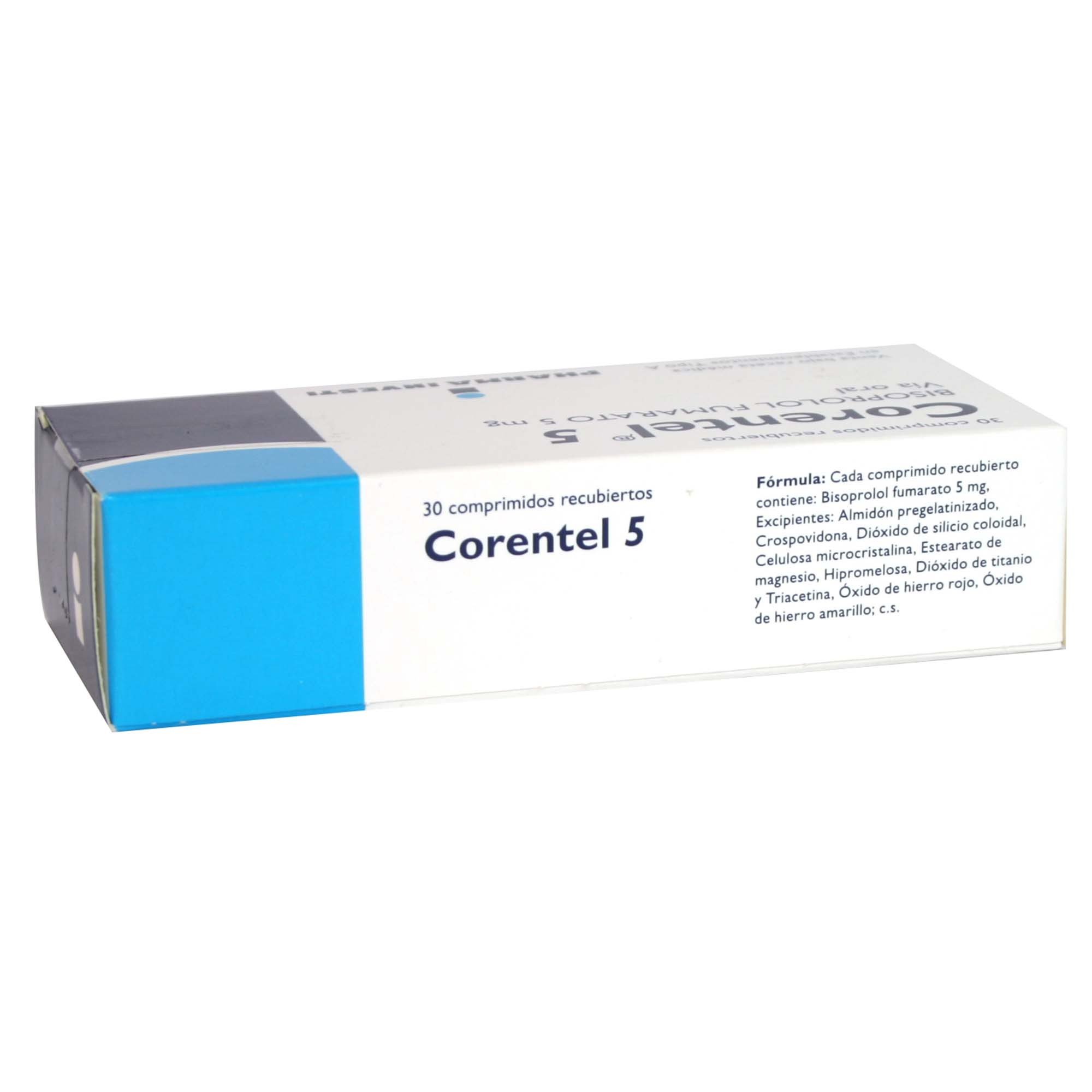 Corentel Bisoprolol 5 mg 30 Comprimidos Recubiertos | Cruz Verde