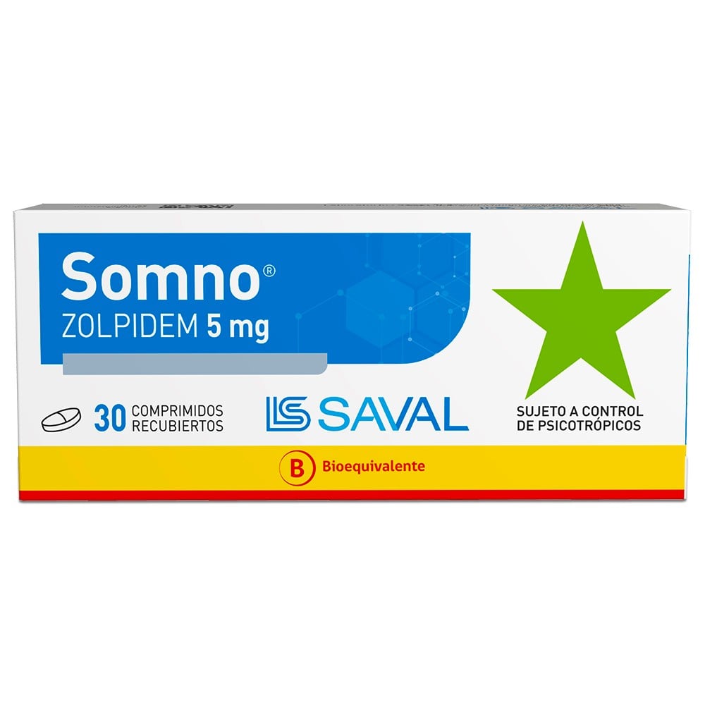 Somno Zolpidem 5 mg 30 Comprimidos - FarmaCompara
