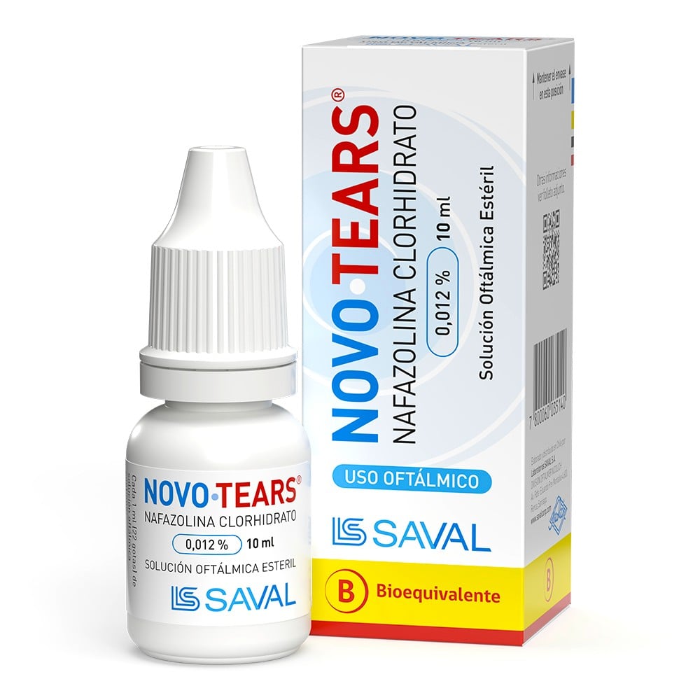 Novo-Tears Nafazolina 0.012 Solucion Oftalmica 10 mL | Cruz Verde