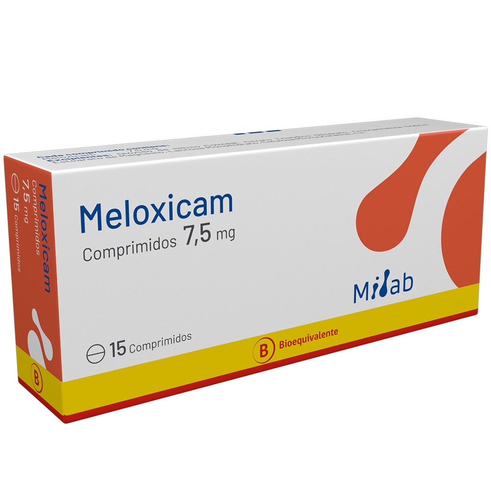 Meloxicam 7,5 mg 15 Comprimidos - FarmaCompara