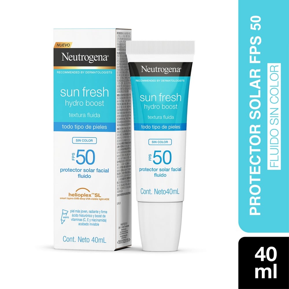 Sun Fresh Hydro Boost Sin Color FPS 50 40ml | Cruz Verde