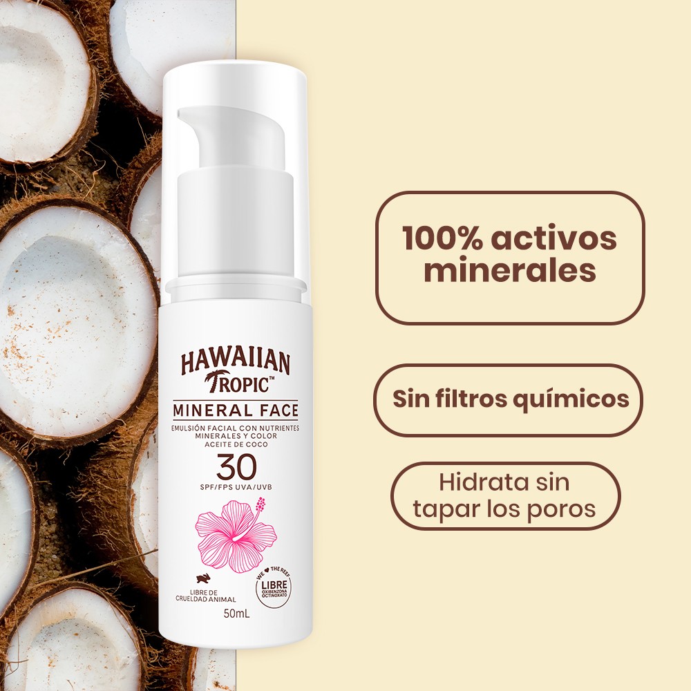 Hawaiian Tropic Mineral Protector Solar Tinted | Cruz Verde