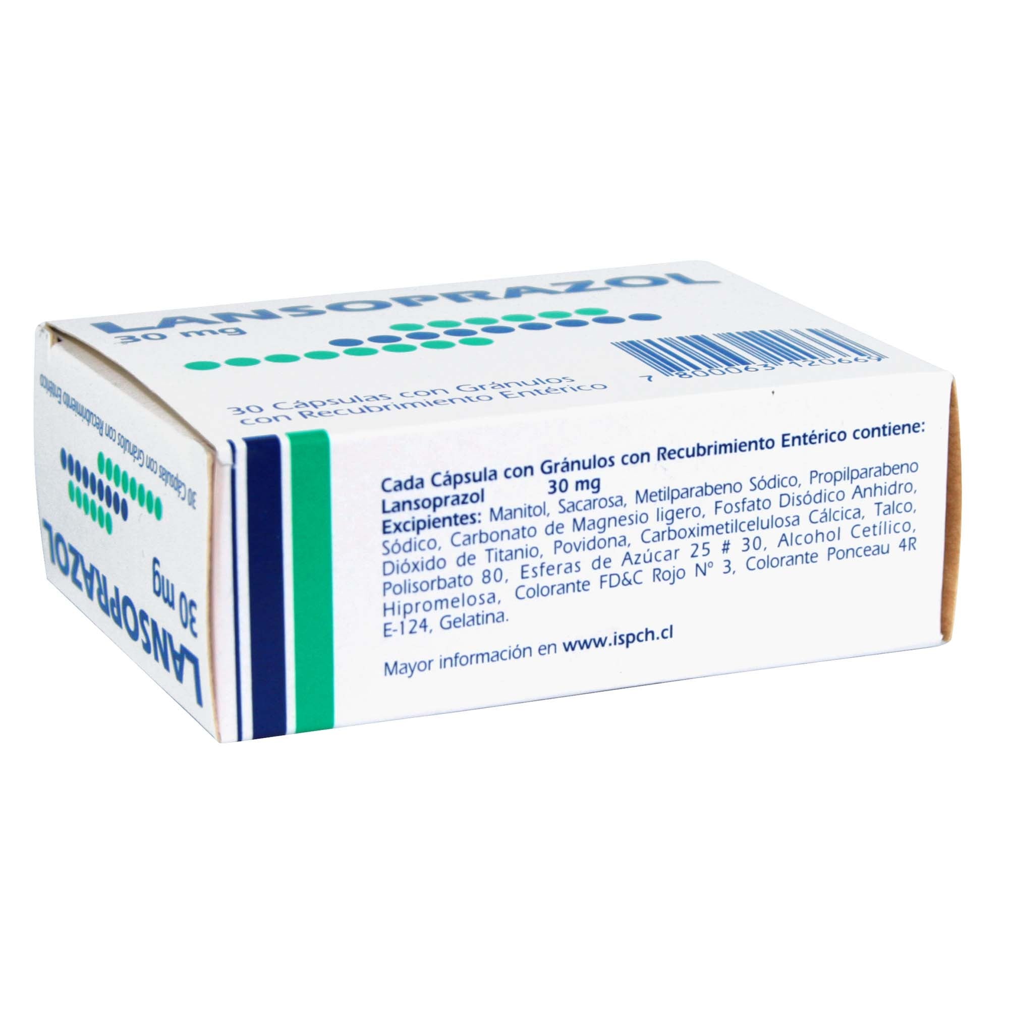 Lansoprazol 30 mg 30 Cápsulas | Cruz Verde